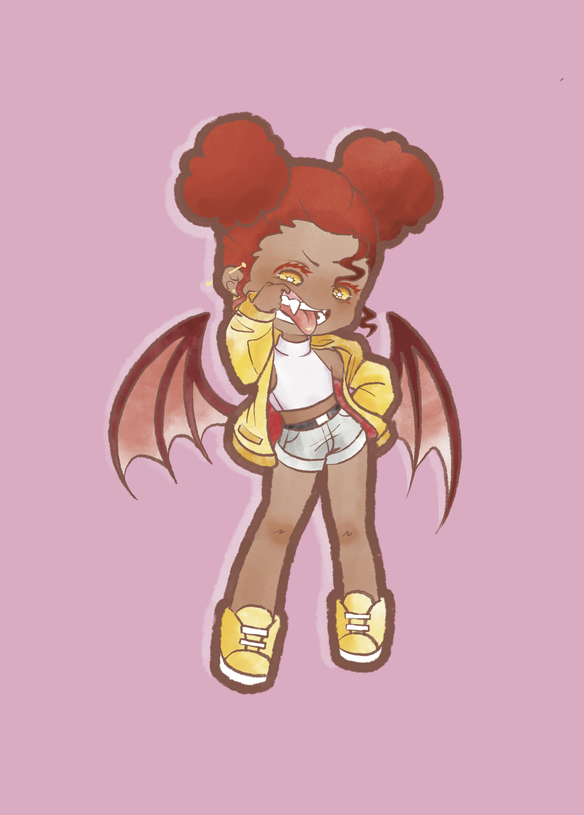 ArtStation - Demon vampire girl