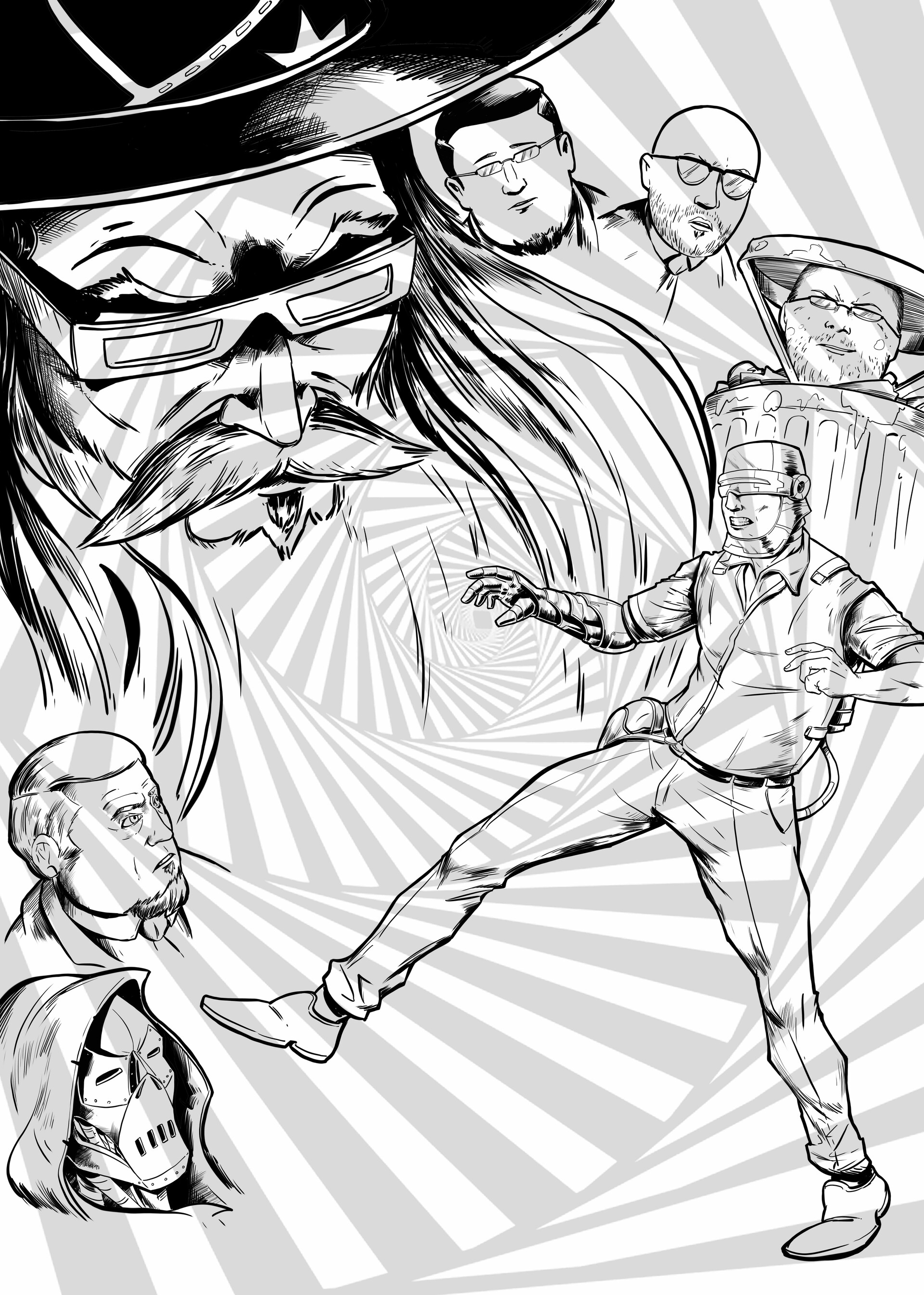 Horacio Boriotti - ROBO USHER 3 2022 B&W