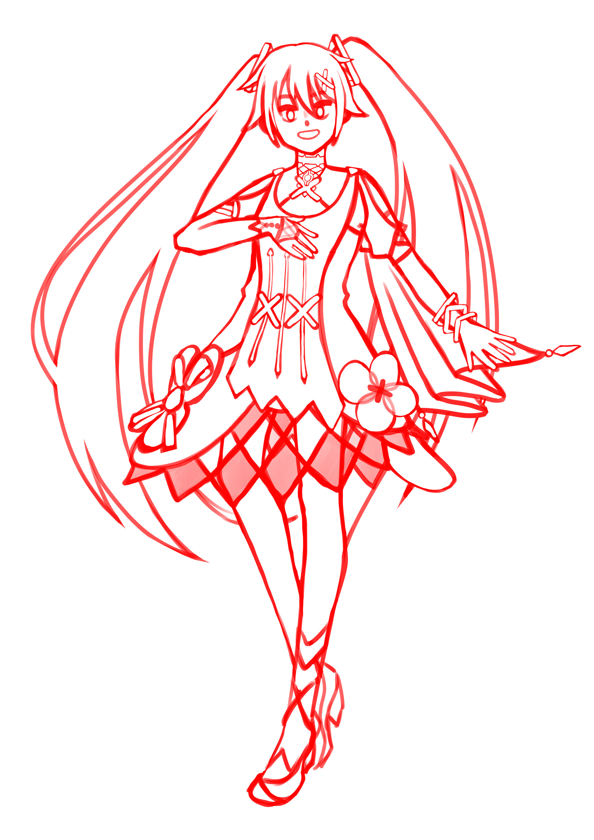 ArtStation - Faruzan Miku Sketch