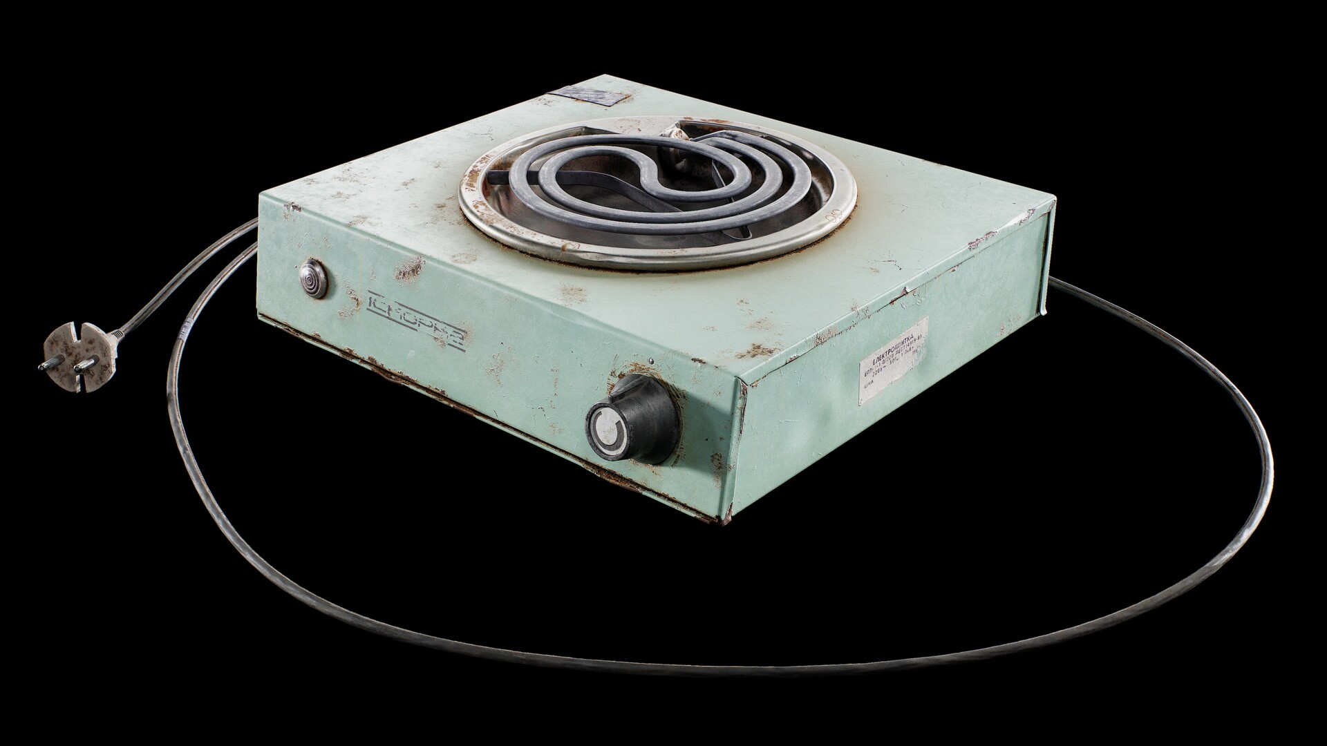 Games Artist - Old Electric Stove - Prop Breakdown - Danyil Kolesnyk