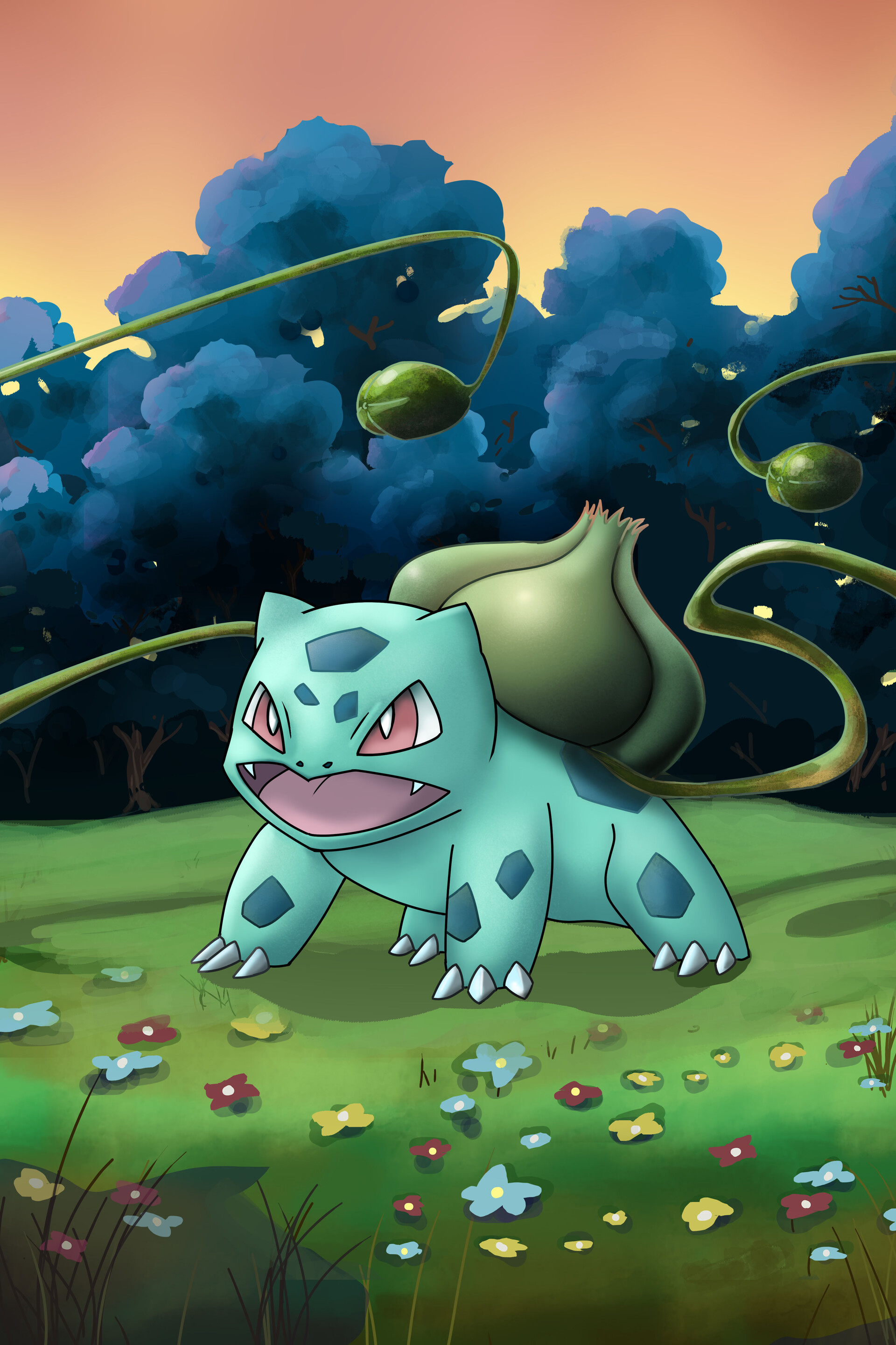Jonathan Allarie - Today's digital painting. Bulbasaur Thanks for looking.