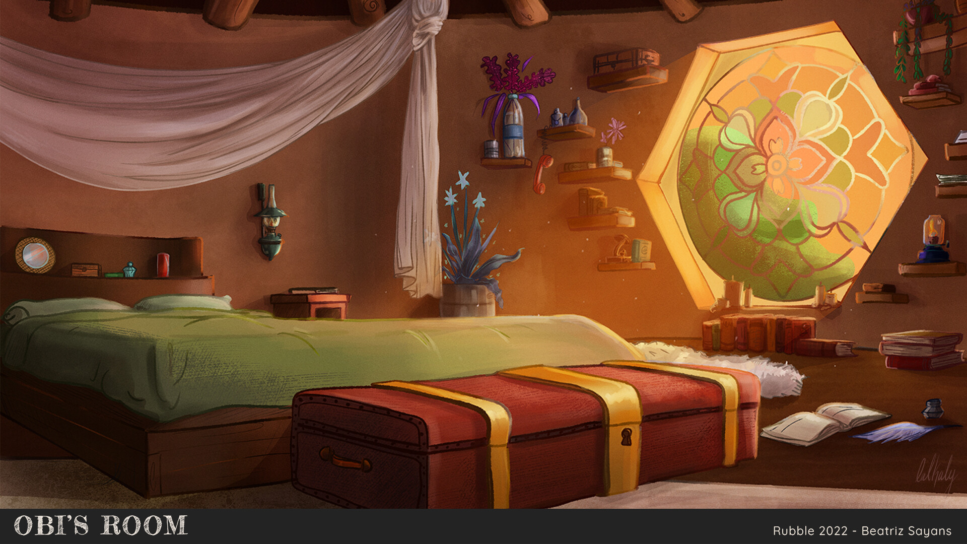 ArtStation - Rubble - Obi's room