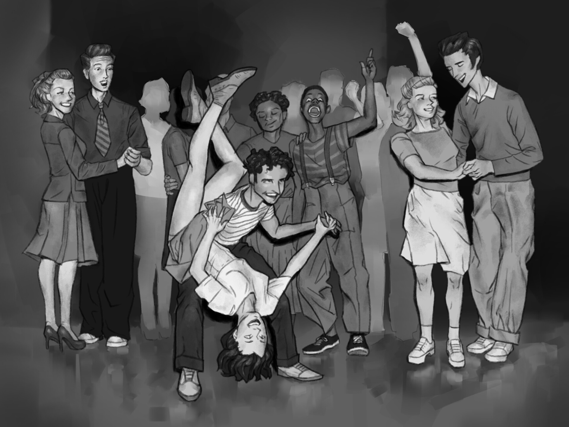 ArtStation - Crowd Scene