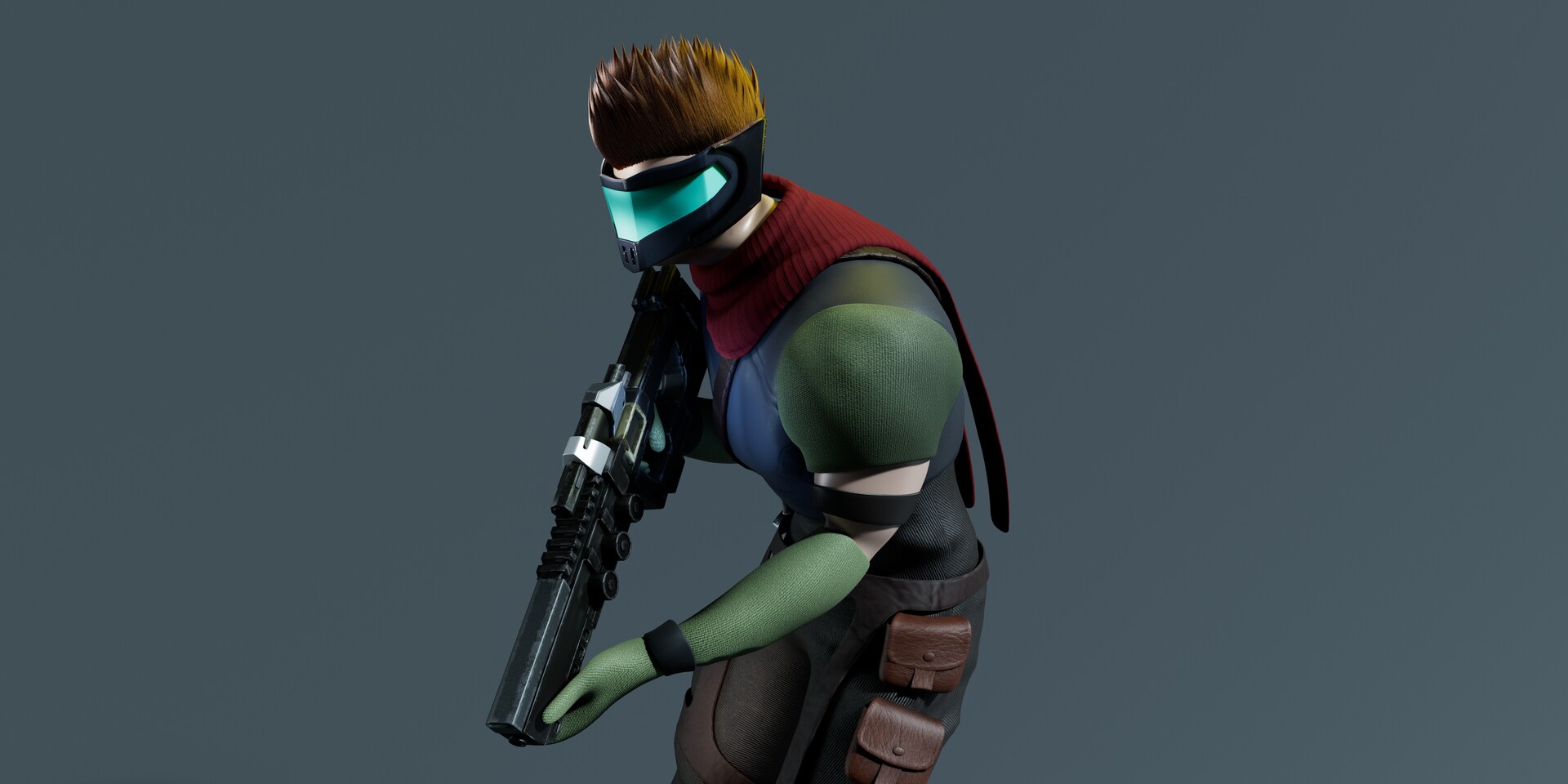 ArtStation - Semi-Realistic Soldier