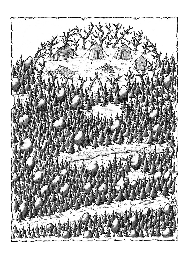 ArtStation - Forest Hideout