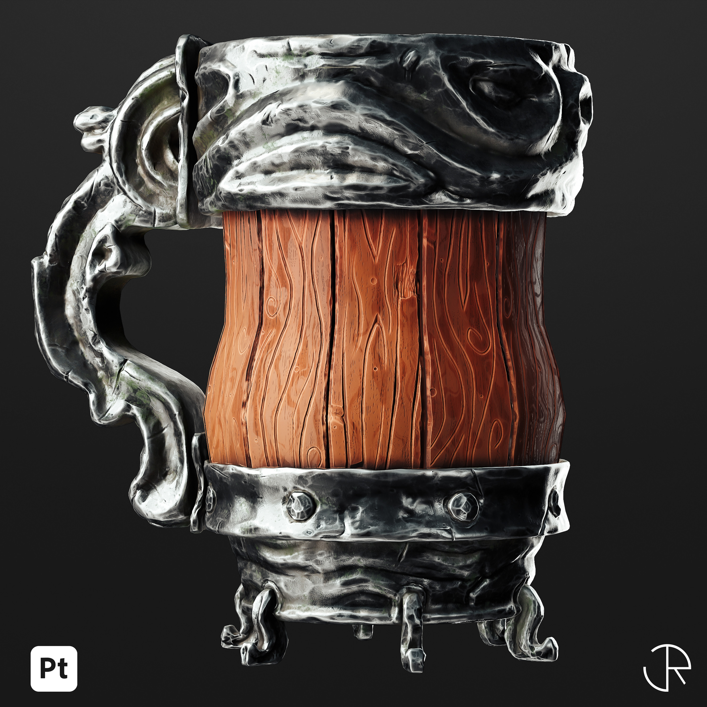 Javad Rajabzade - Stylized Mug substance painter