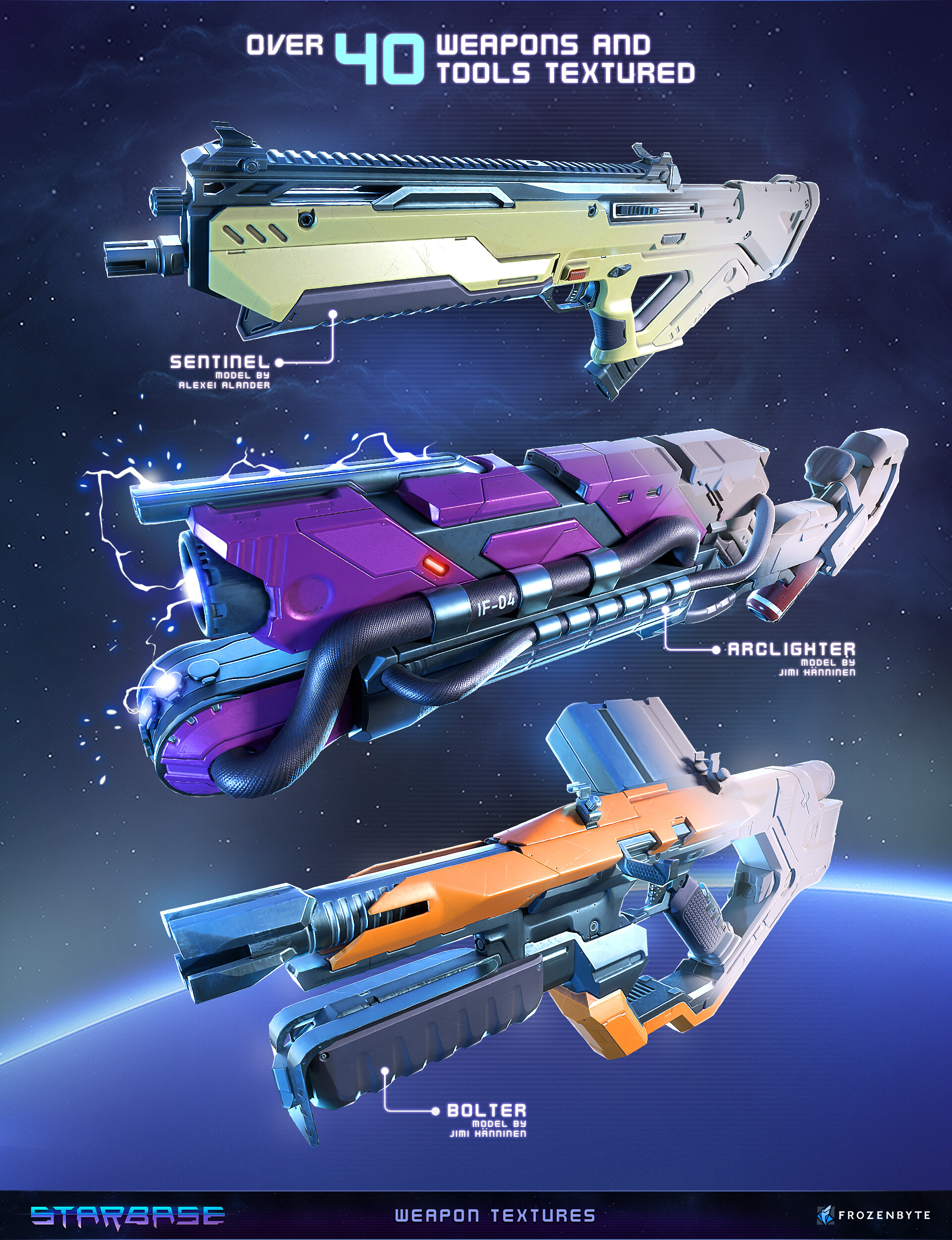 Janne Kuusela - Starbase Armor and Weapon textures