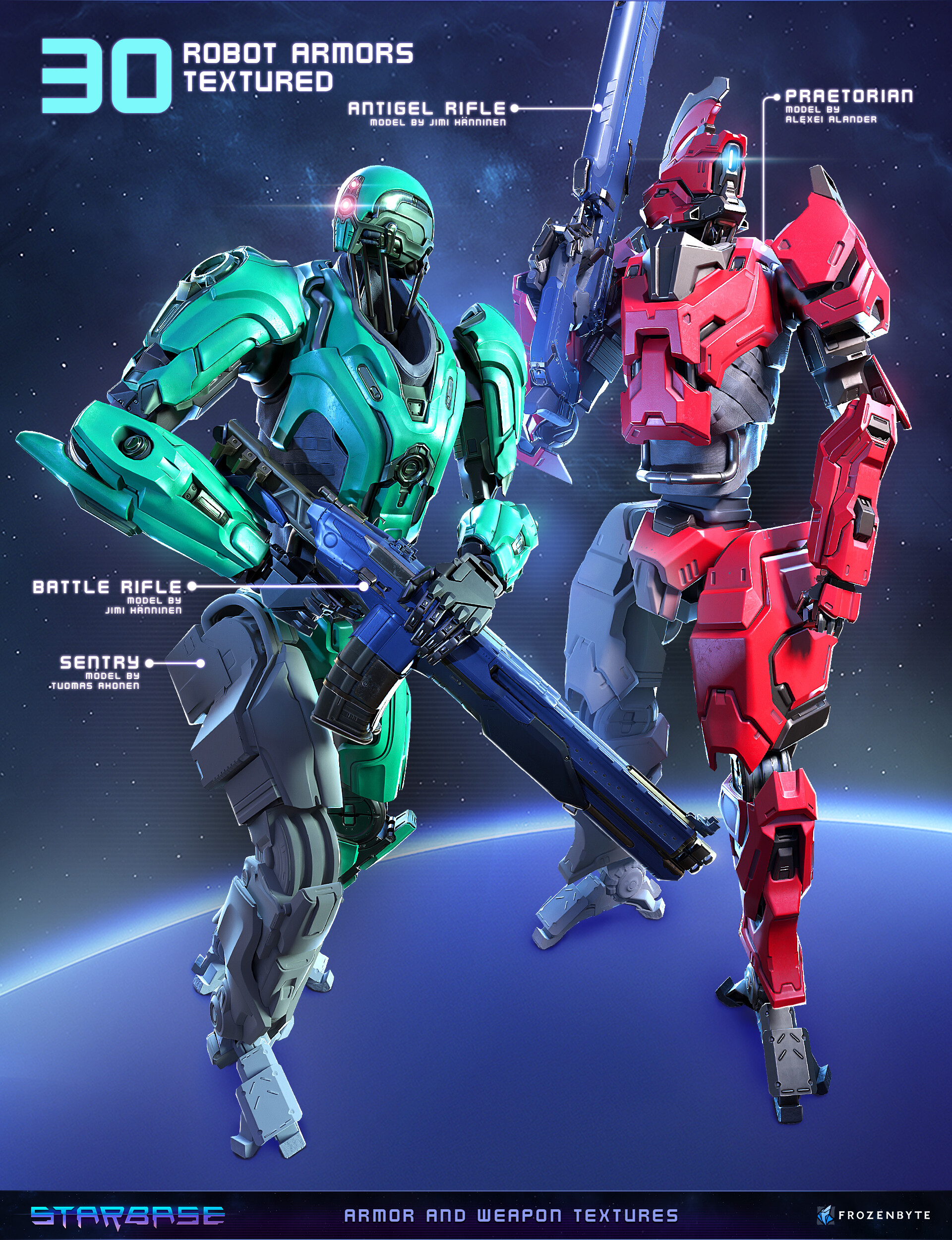 Janne Kuusela - Starbase Armor and Weapon textures