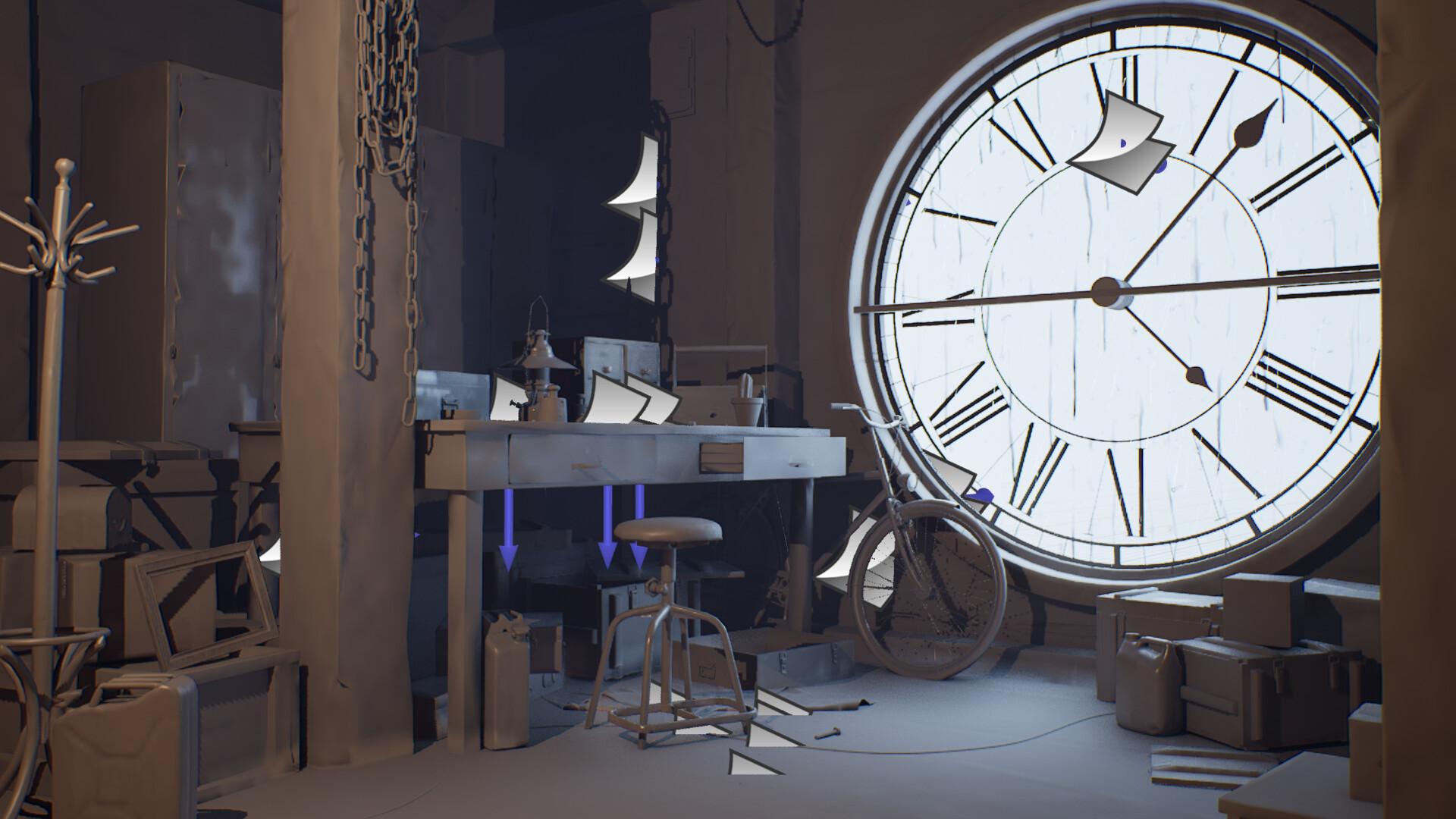 Vojtech Vejtasa - The Old clock tower room / UE5