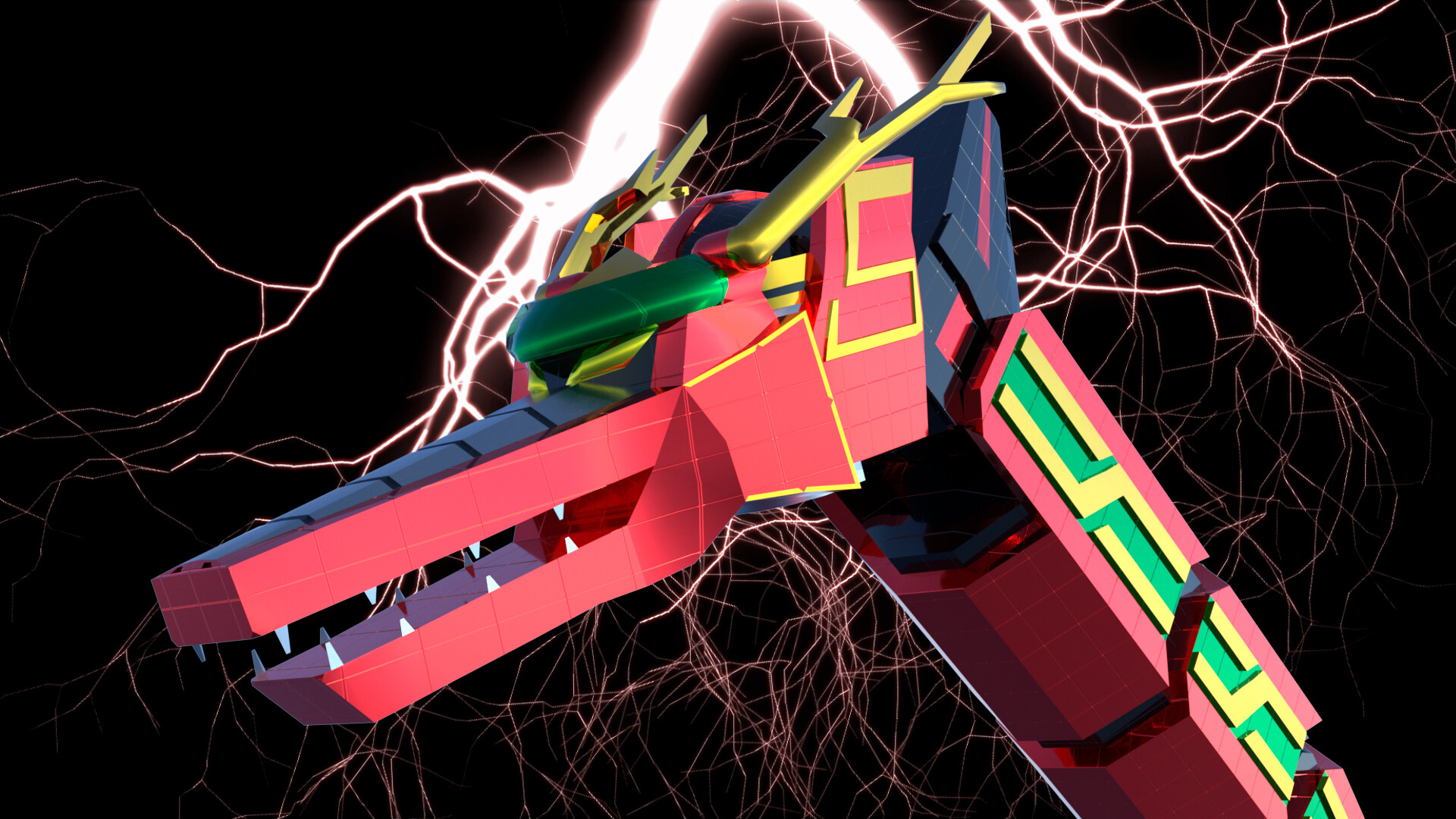 Alvaro Rodriguez - Red Dragon Thunderzord / Mythical Qi Beast RyuseiOh