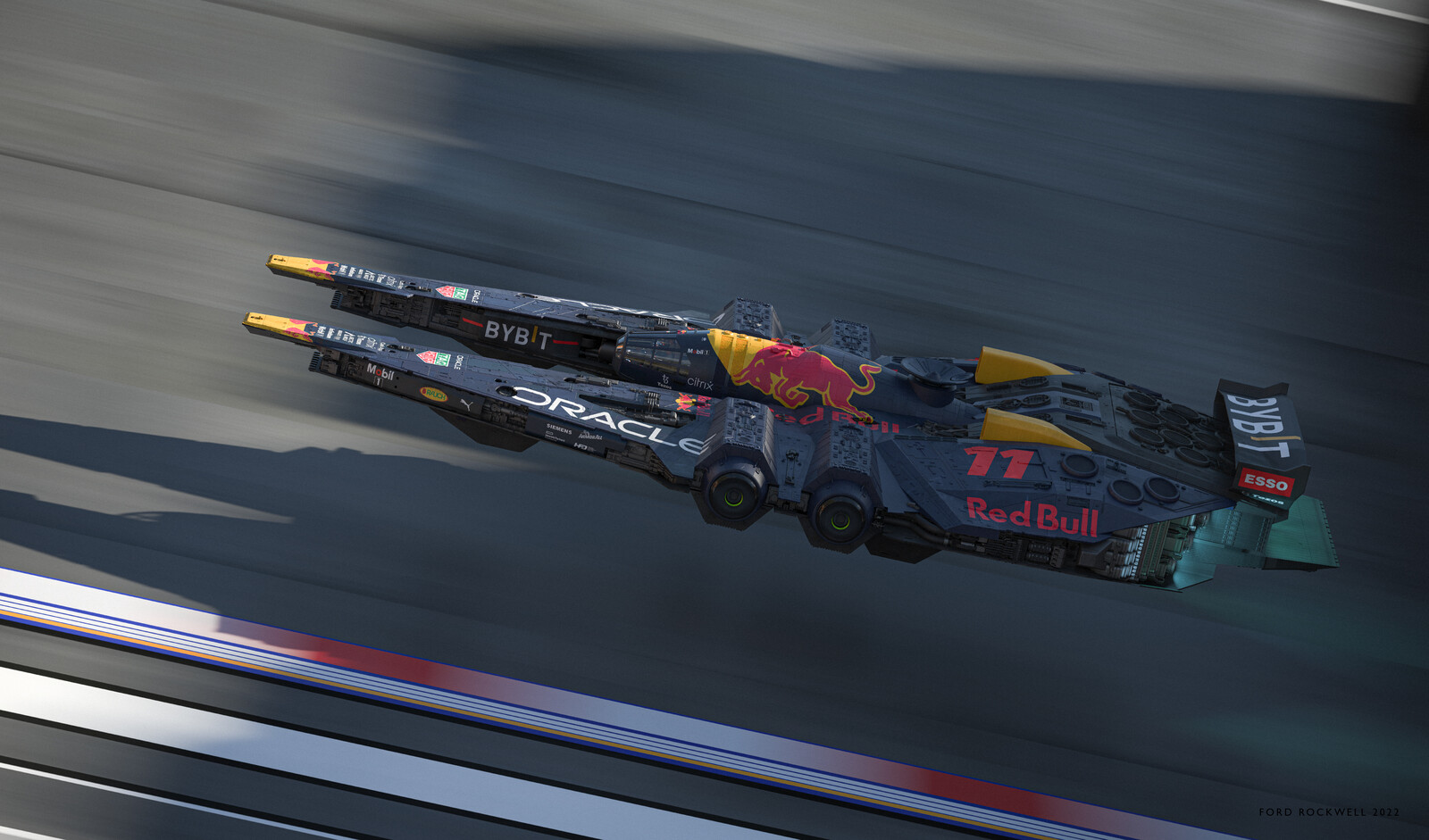 Ford Rockwell - Racing liveries - RedBull RB 18