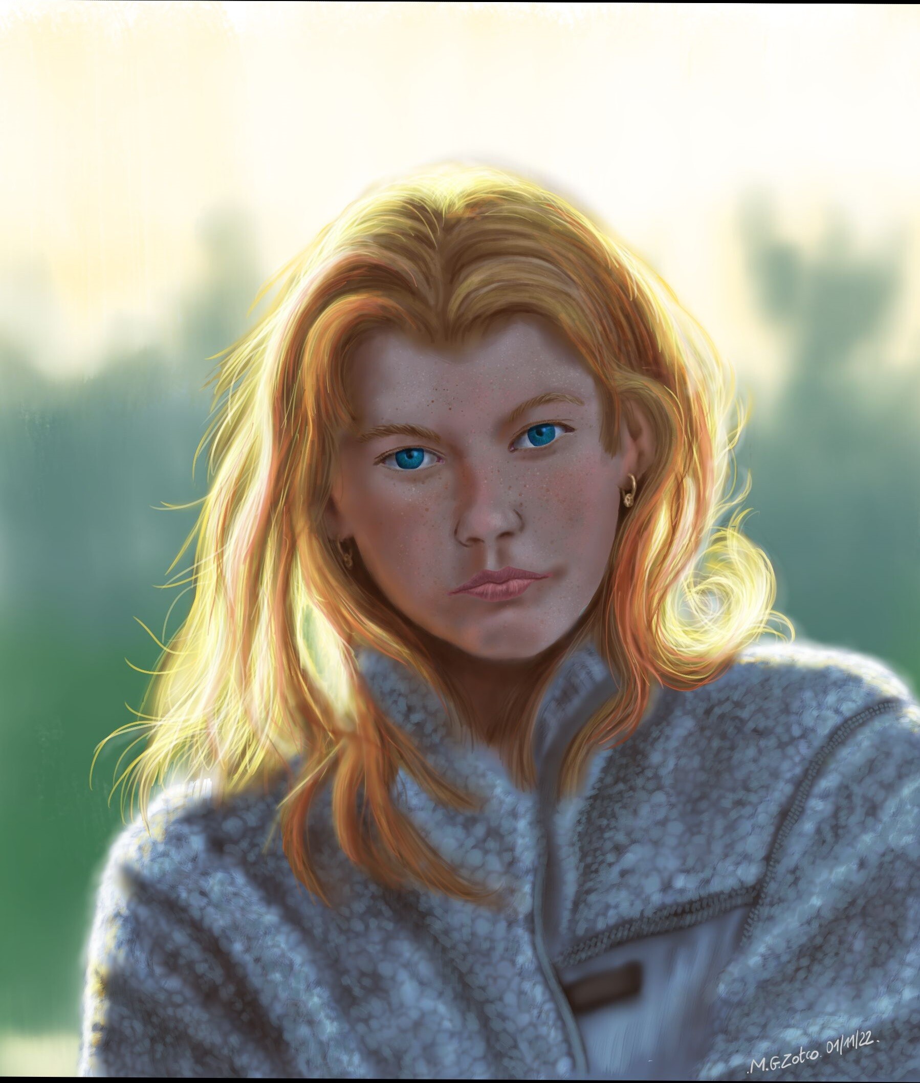 ArtStation - Woman portrait study