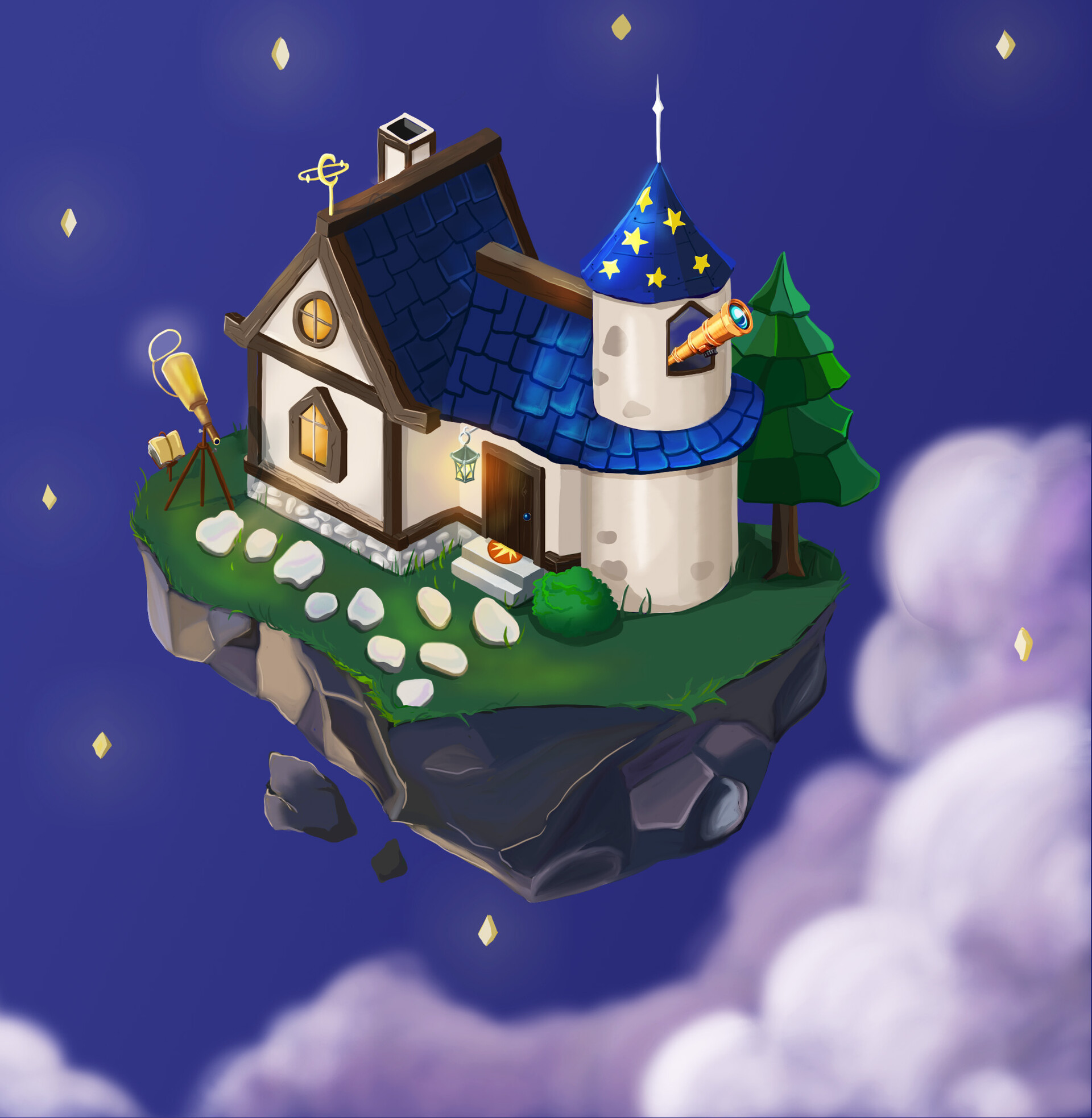 ArtStation - Astronomer's house