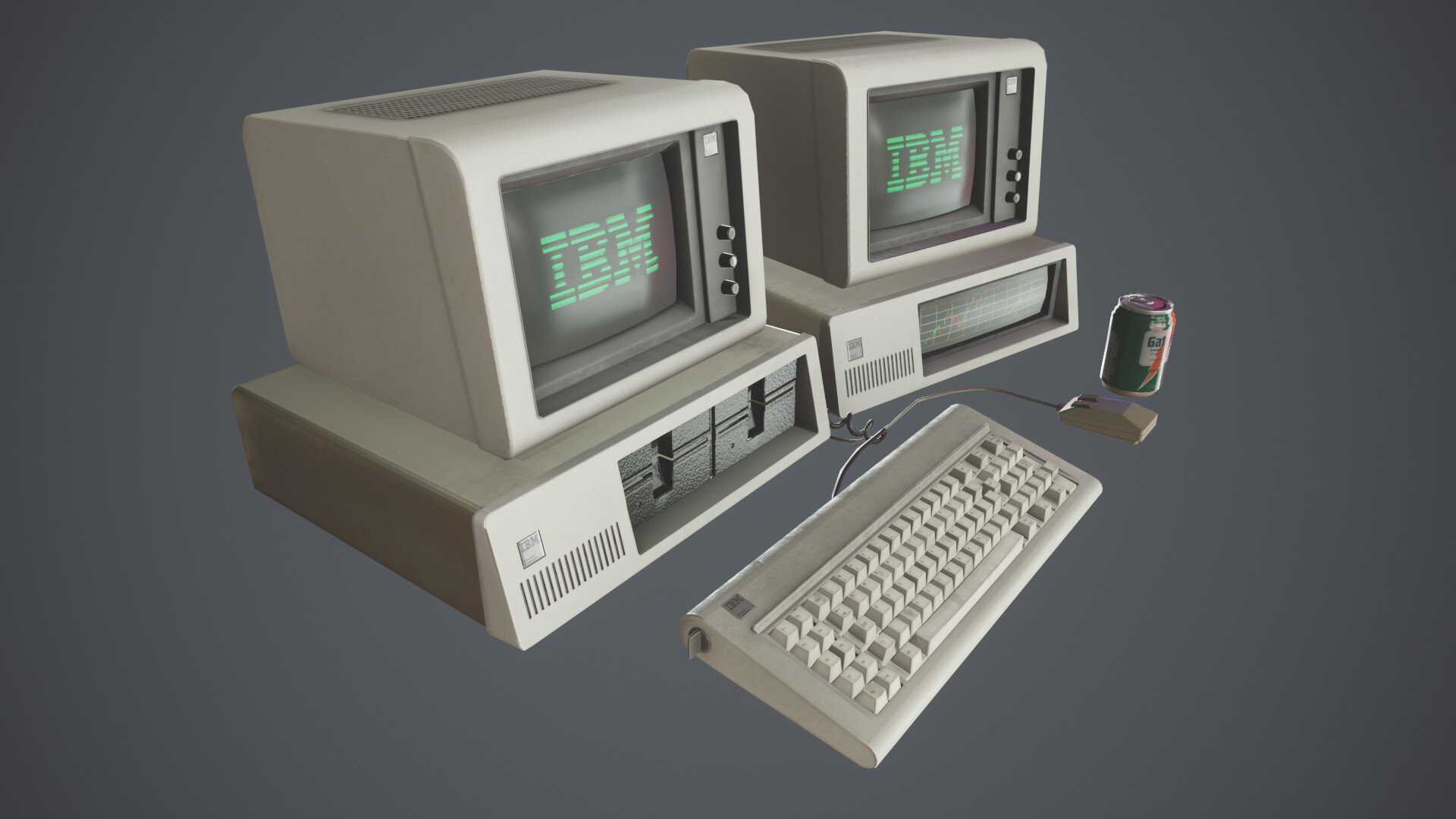 ArtStation - Retrofuturistic IBM PCs