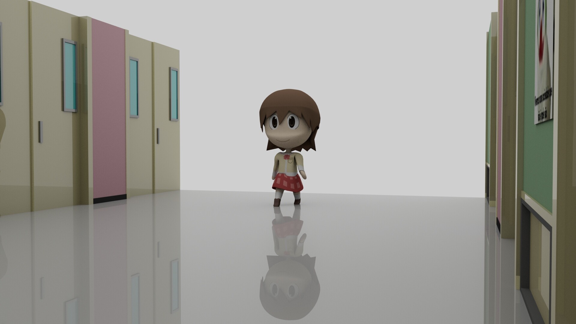 ArtStation - Nichijou - Yuuko Aioi