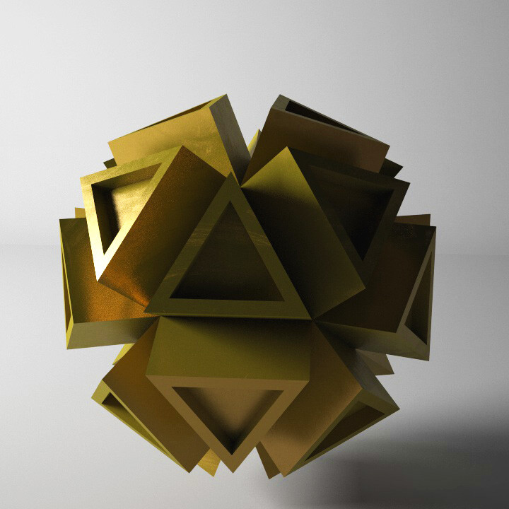 ArtStation - Procedural golden material and lighting. Cinema 4D & V-ray ...