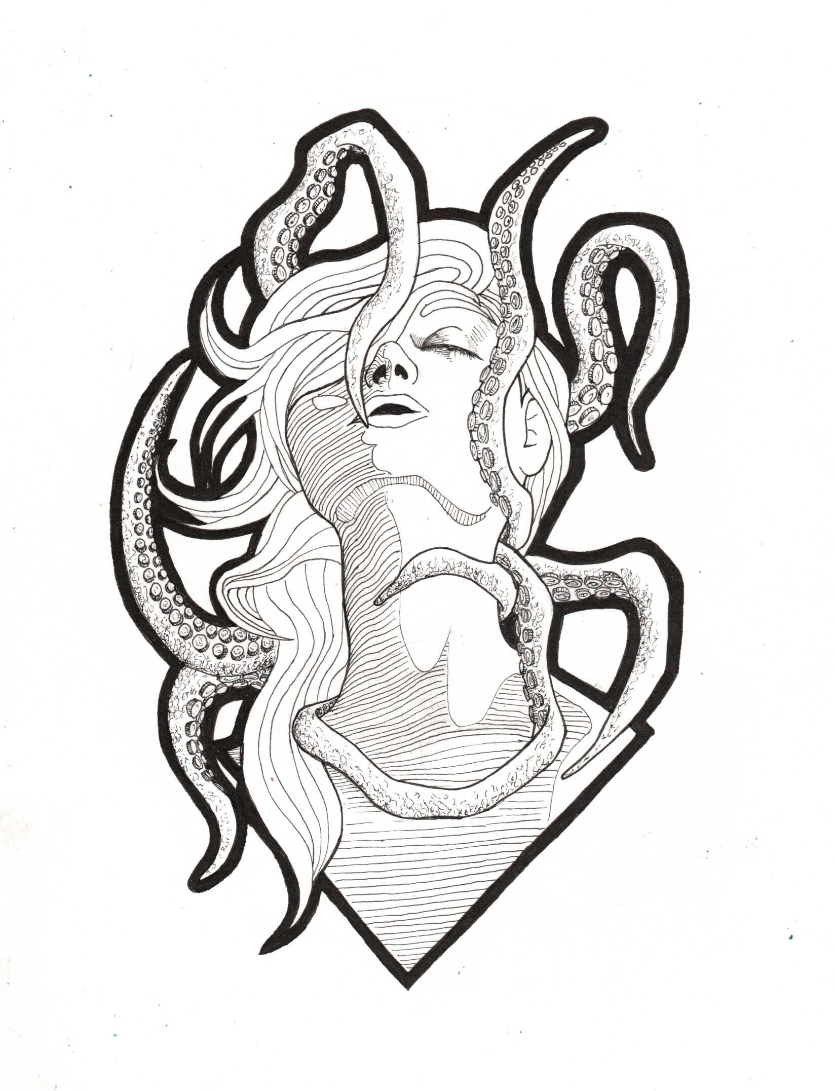 ArtStation - Octopus Lady #2