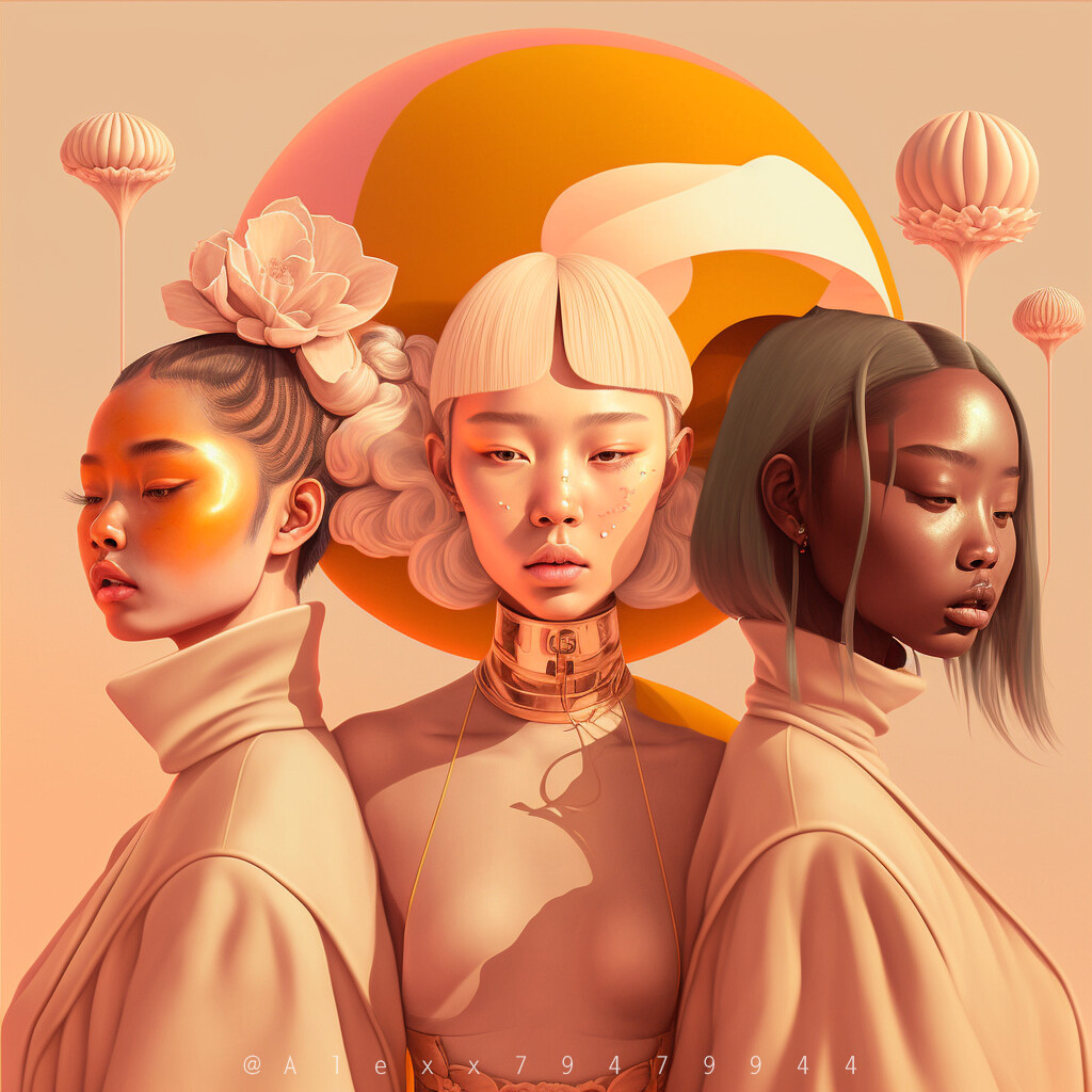 ArtStation - Portrait of Trio No. 002