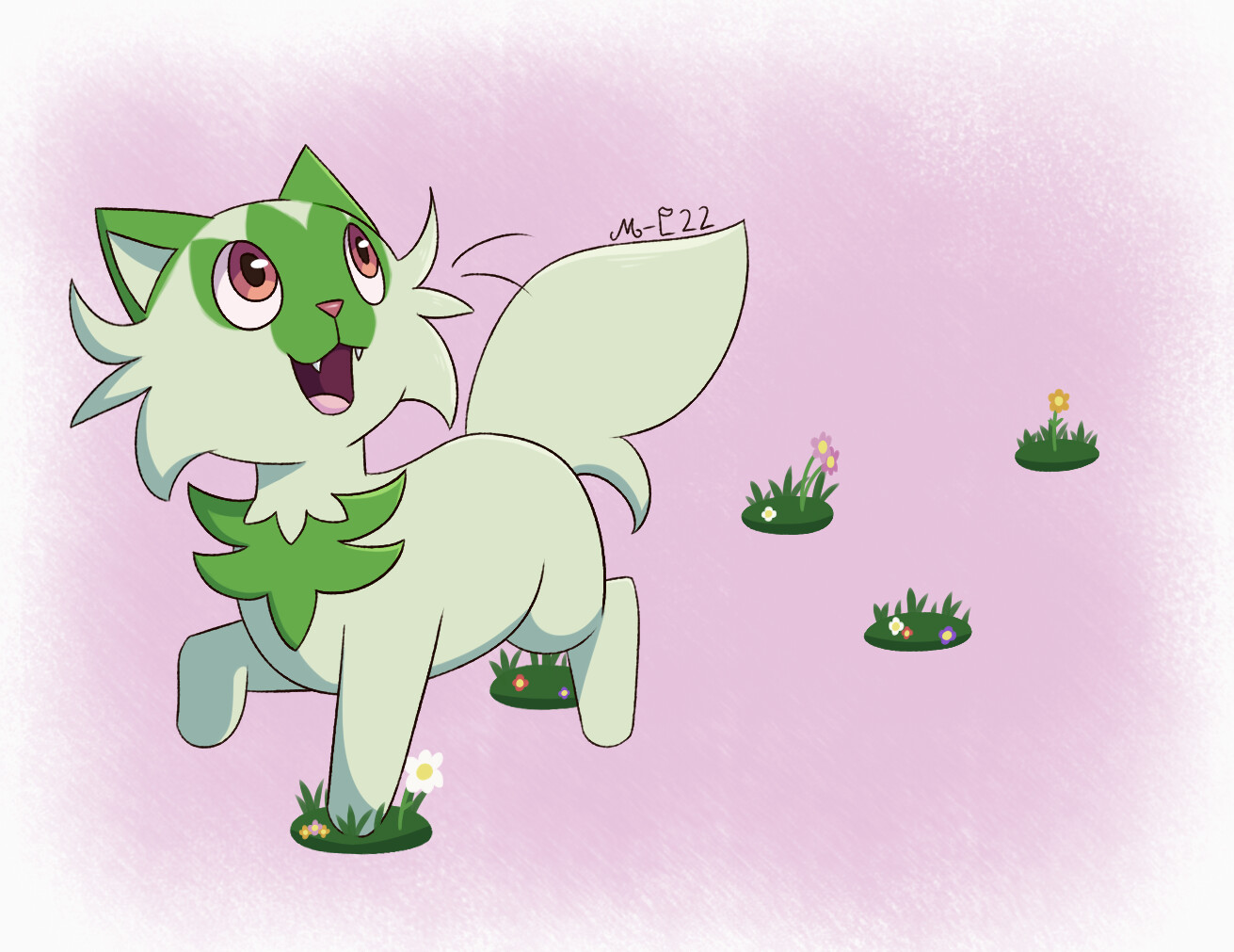 ArtStation - Sprigatito Fanart