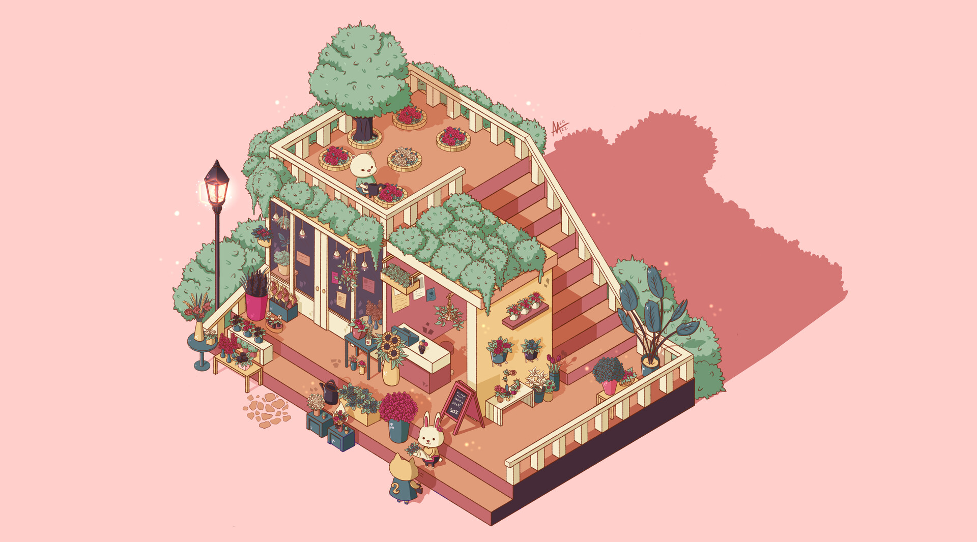 ArtStation - Flower shop