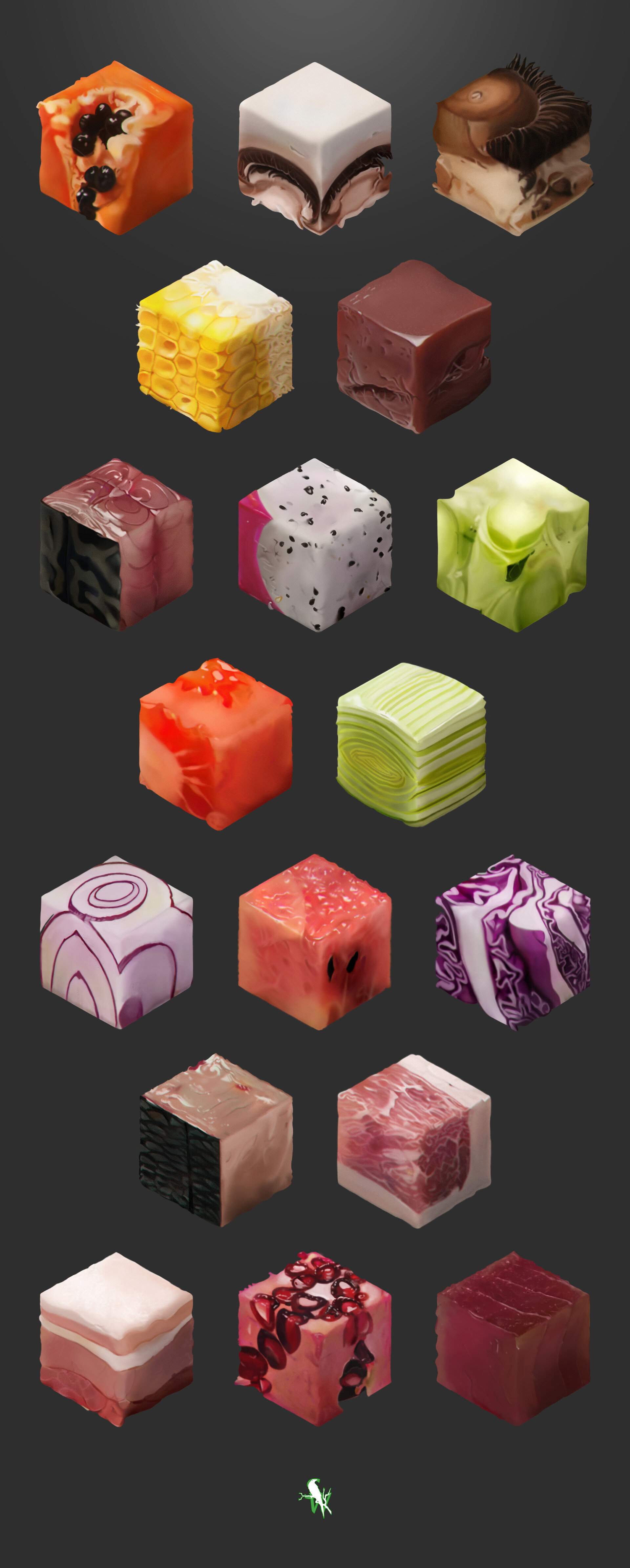 ArtStation - One Day One Cube Challenge