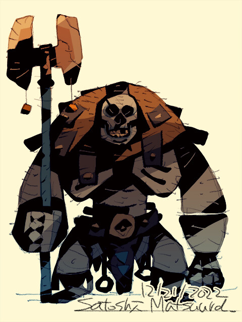 ArtStation - Fat Skeleton