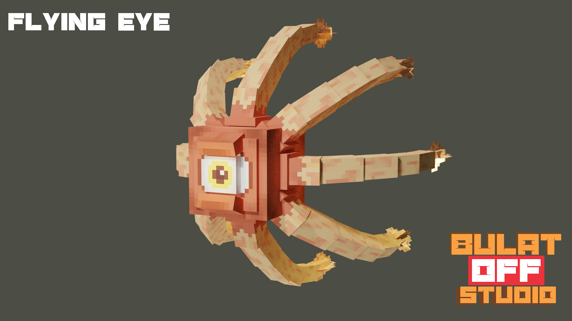 ArtStation - Flying Eye | Minecraft 3D Model