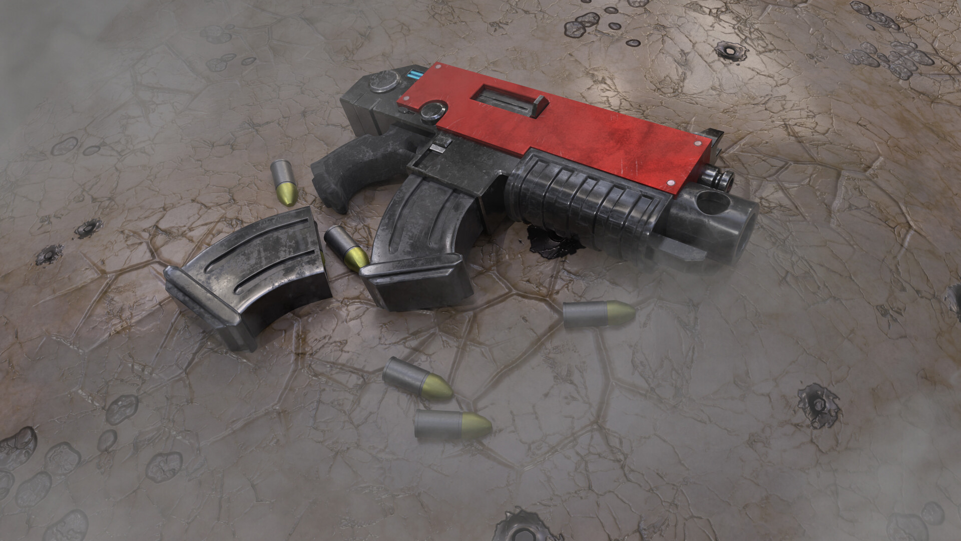 ArtStation - Warhammer 40.000 Space Marine Bolter