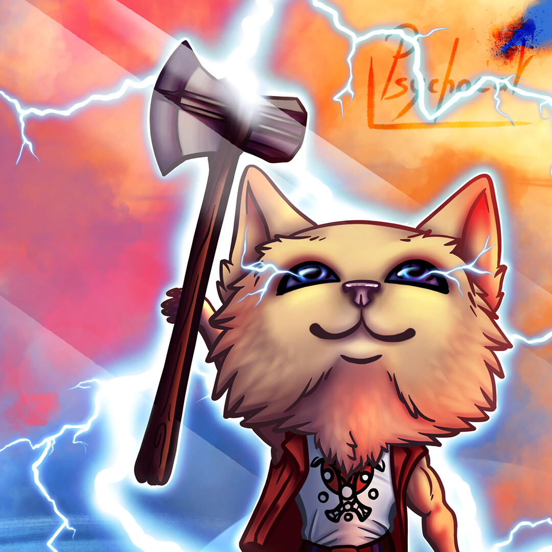 M.A. Rozen / Psychocat - Parody - Thor, Cat and Thunder