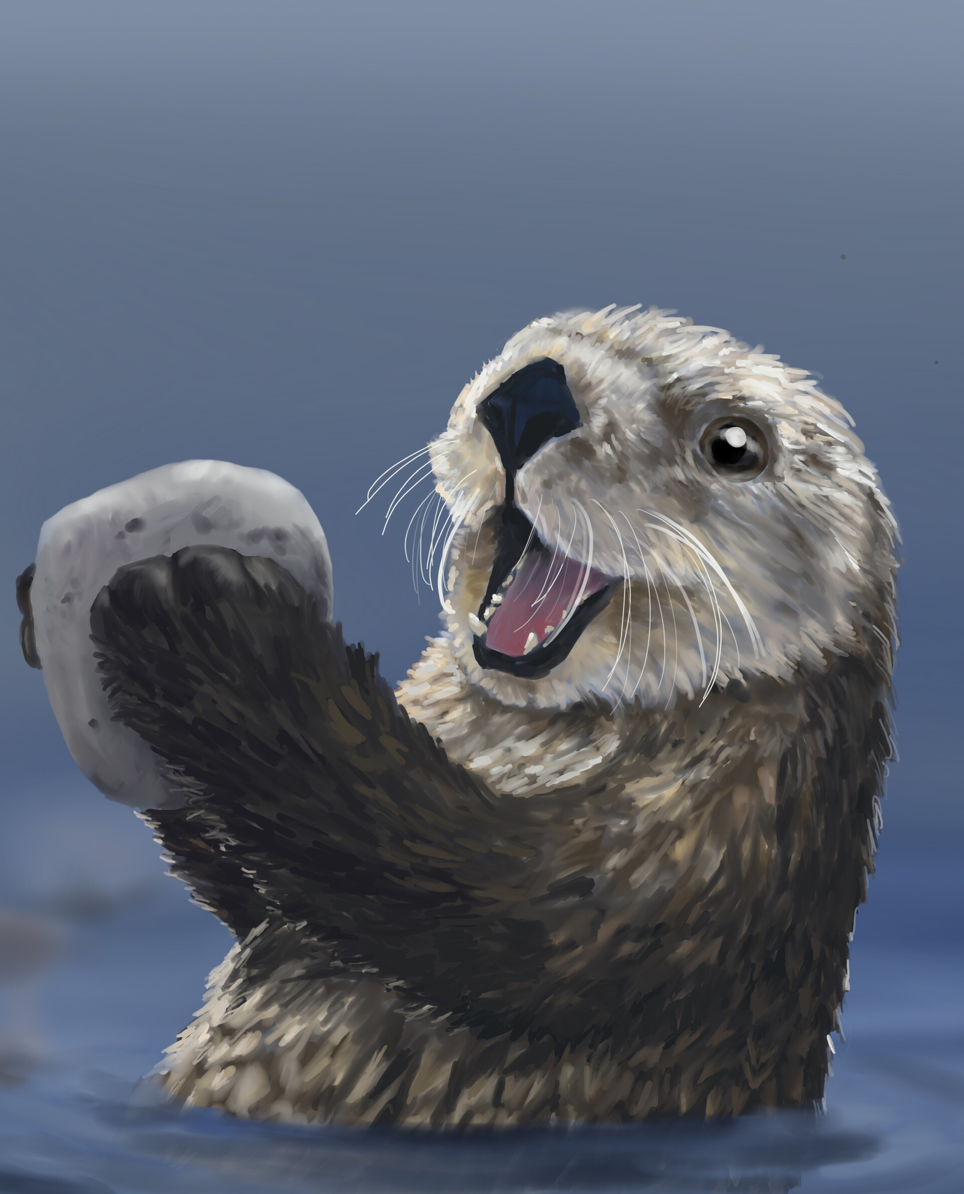 ArtStation - Sea Otter