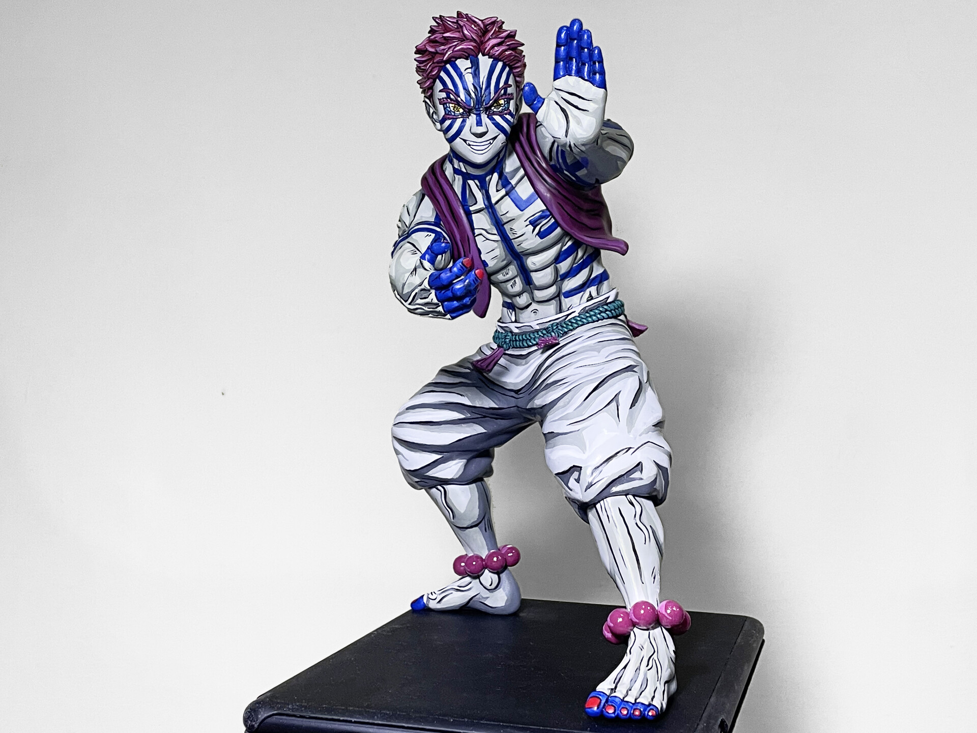 3DModel design+print+paint — Akaza by Alex Wu — ProUser.Me