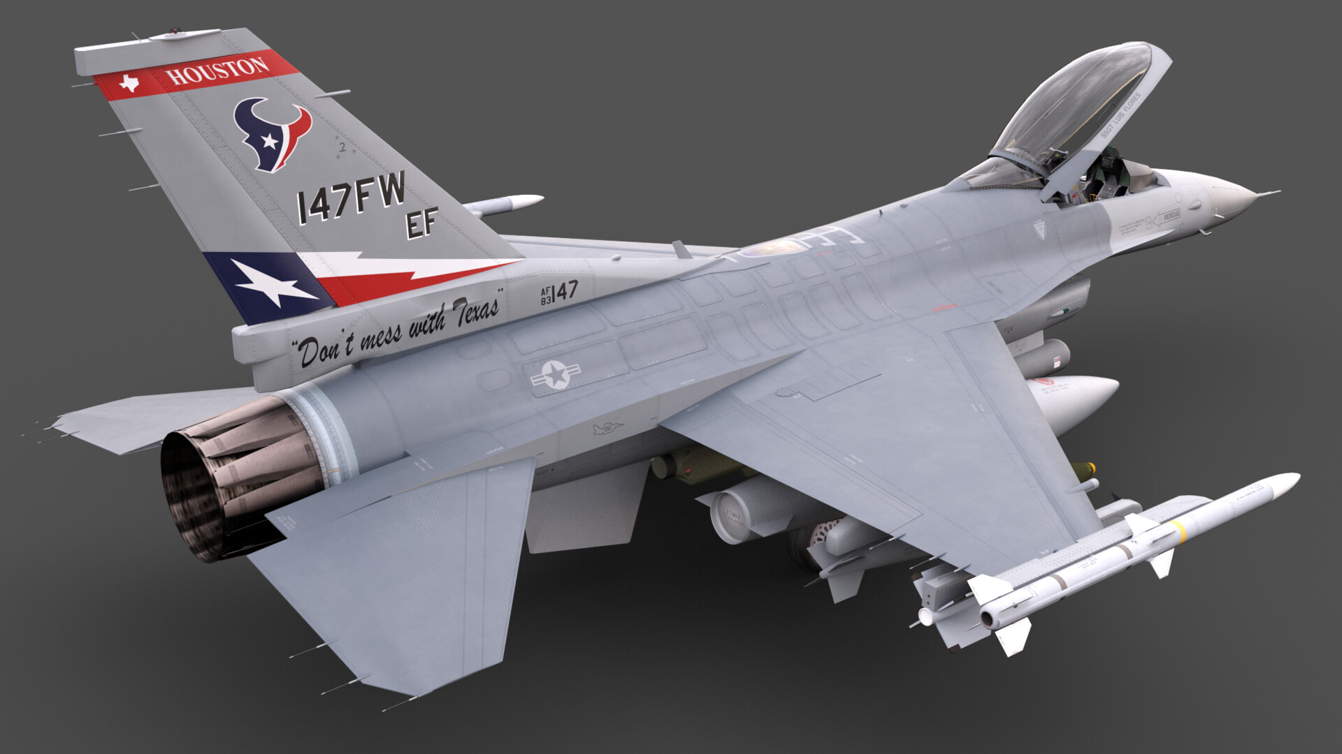 Westfield 3d - F-16C Texas Air National Guard