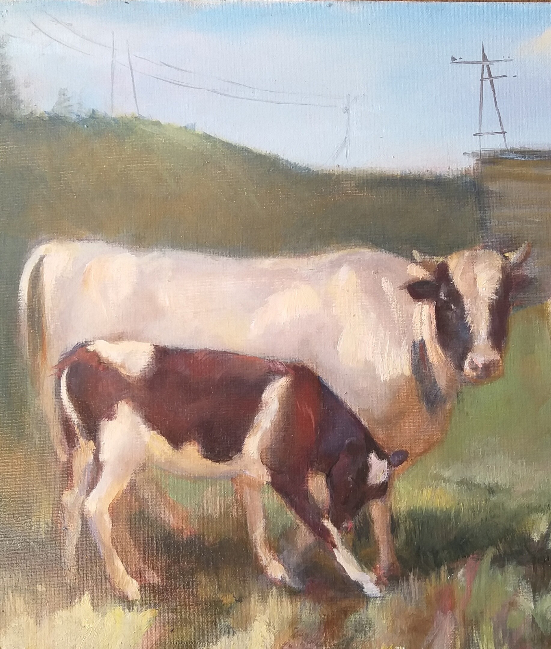 ArtStation - A cow, a calf