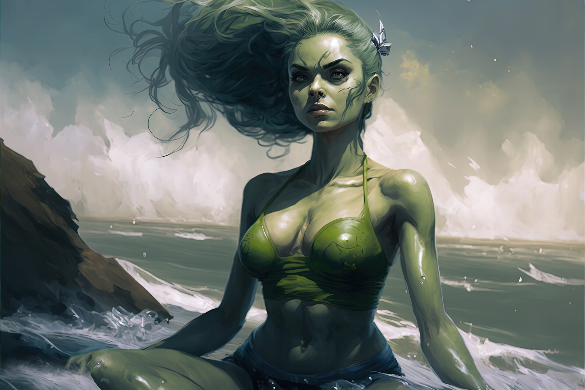 ArtStation - Green Goddess
