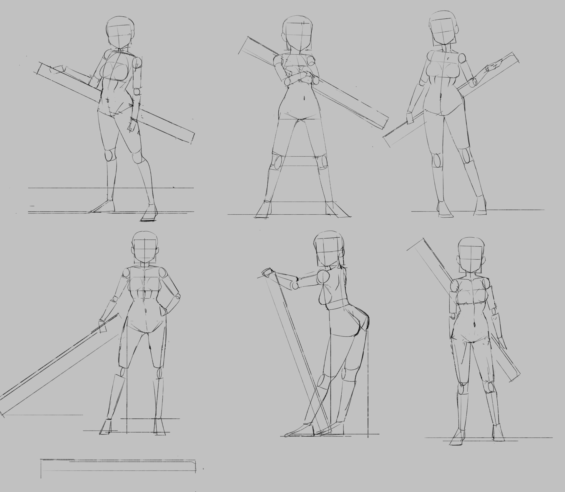 ArtStation - Poses Practice