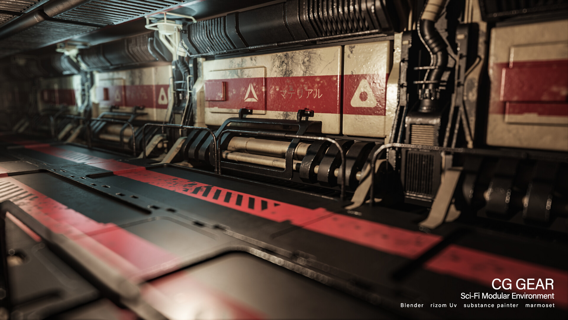 CG GEAR - Sci-fi modular Environment