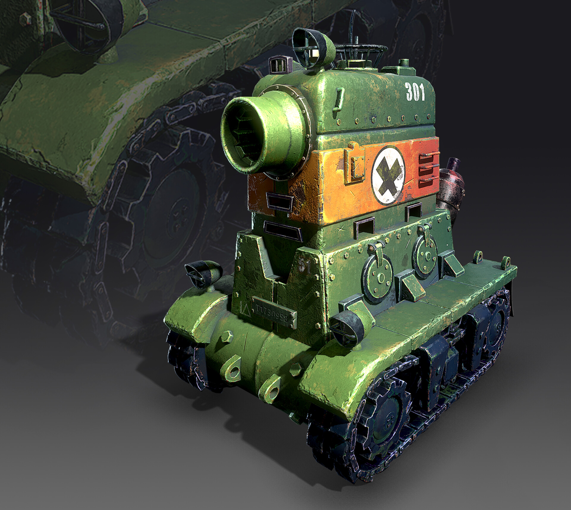 ArtStation - Highneck slug tank