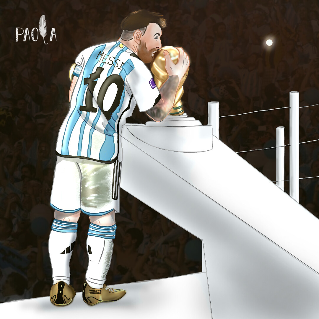 ArtStation - The Messi´s kiss
