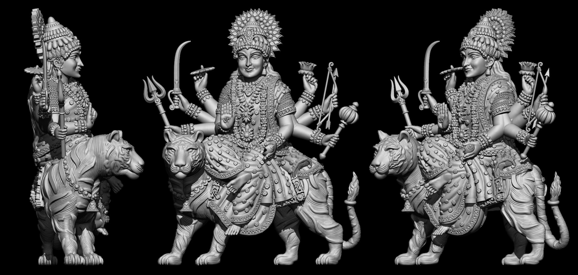 ArtStation - Goddess Durga Ji