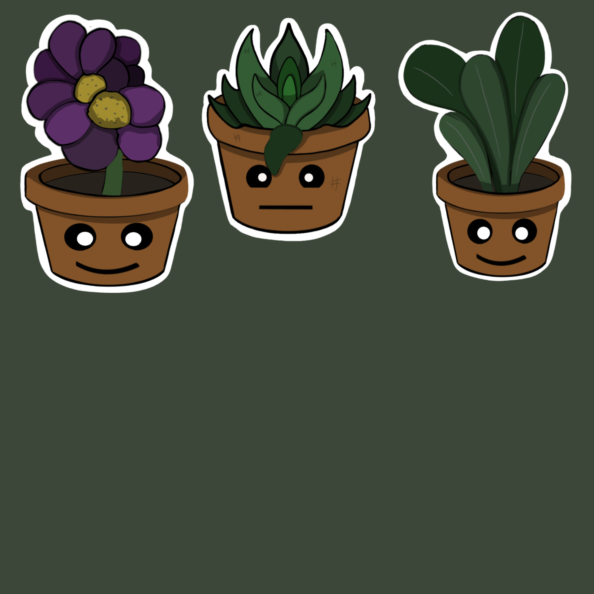 ArtStation - Plant Stickers