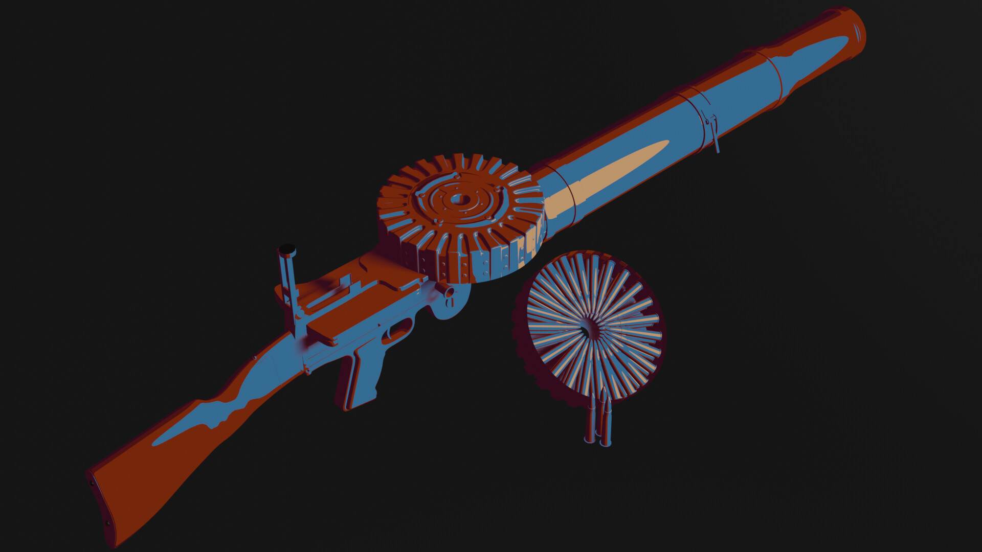 ArtStation - Lewis Gun