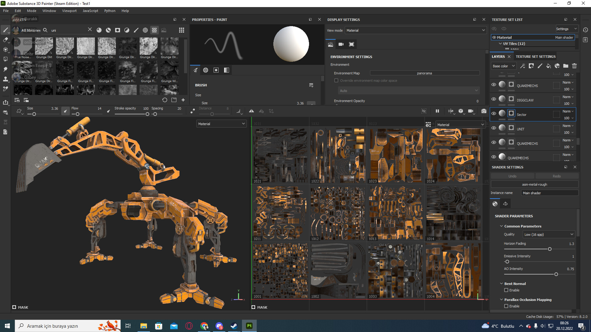 Ahmet Emre UÇAK - DIGGCLAW/Mech Excavator/GameAsset