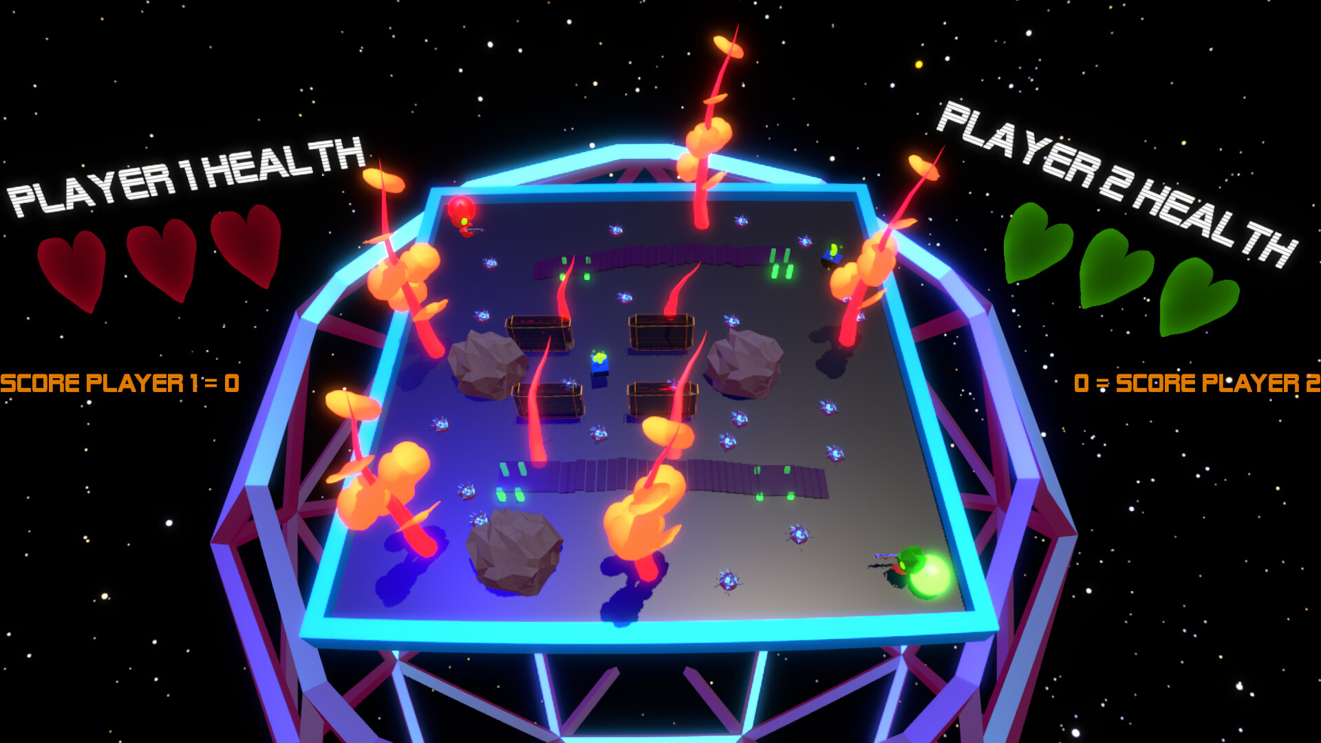 ArtStation - Space Arena - Level / Environmental design