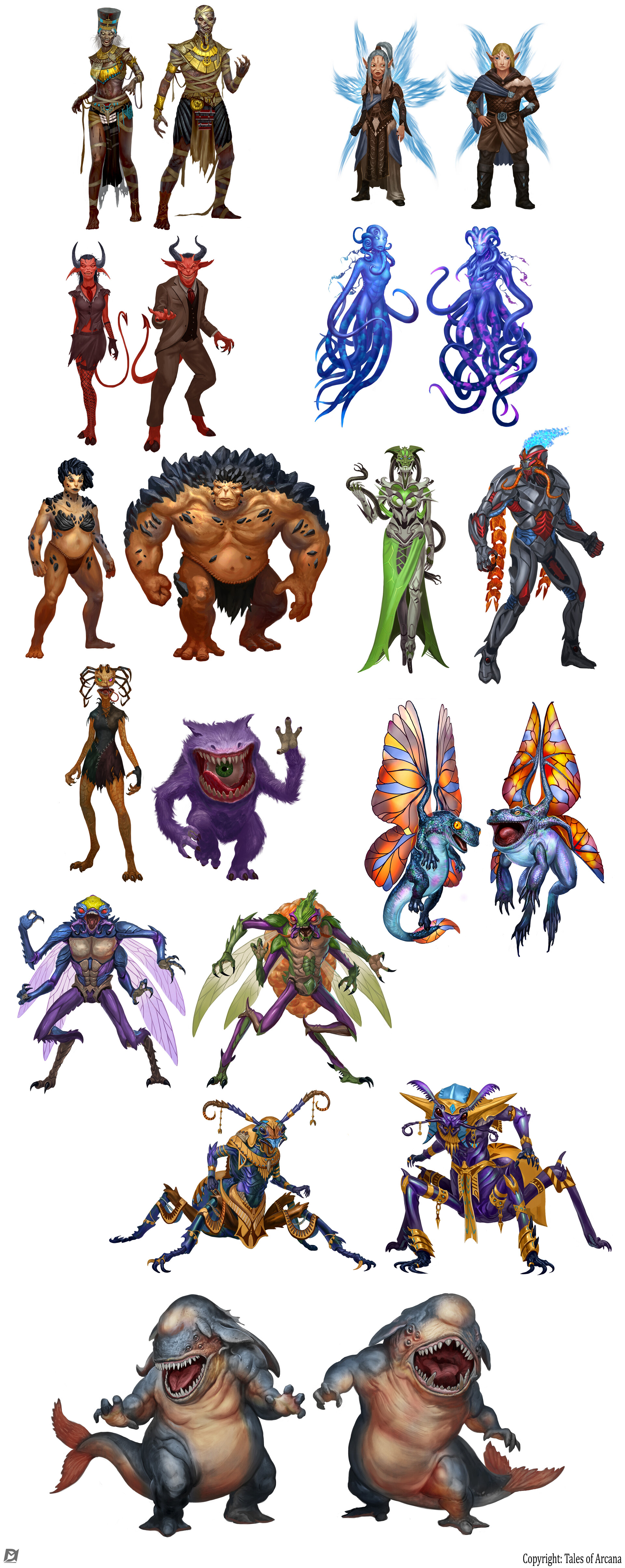 ArtStation - Tales of Arcana Characters