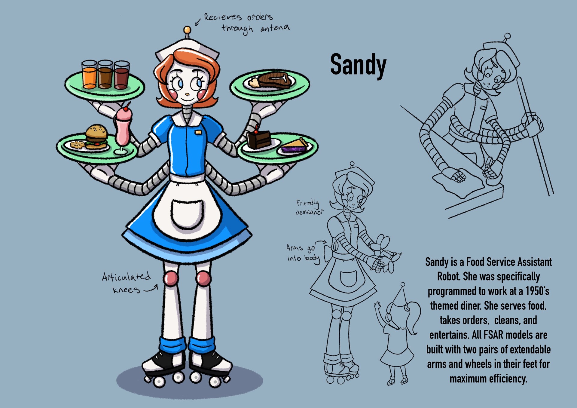 ArtStation - Sandy The Robot