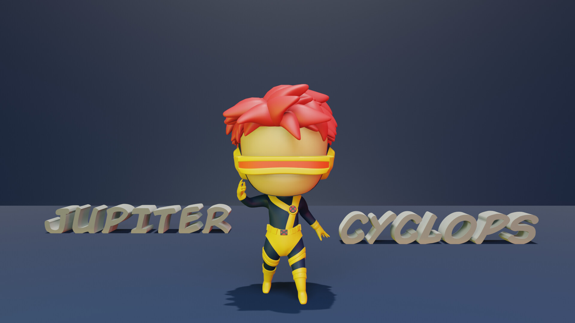 jupiter adante - Cyclops Chibi Art Style Fanart