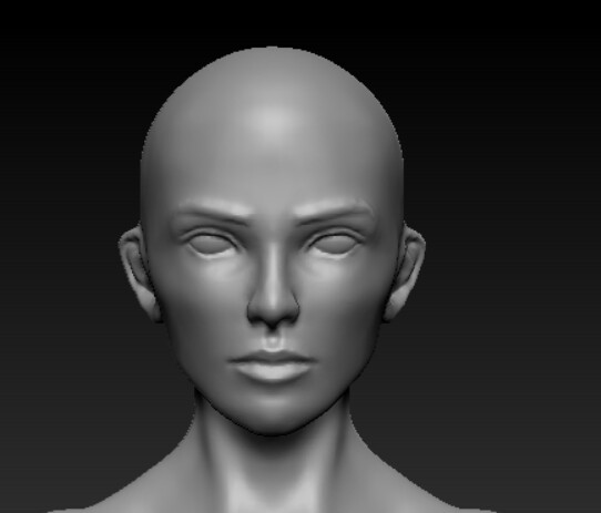 ArtStation - Woman face sculpt
