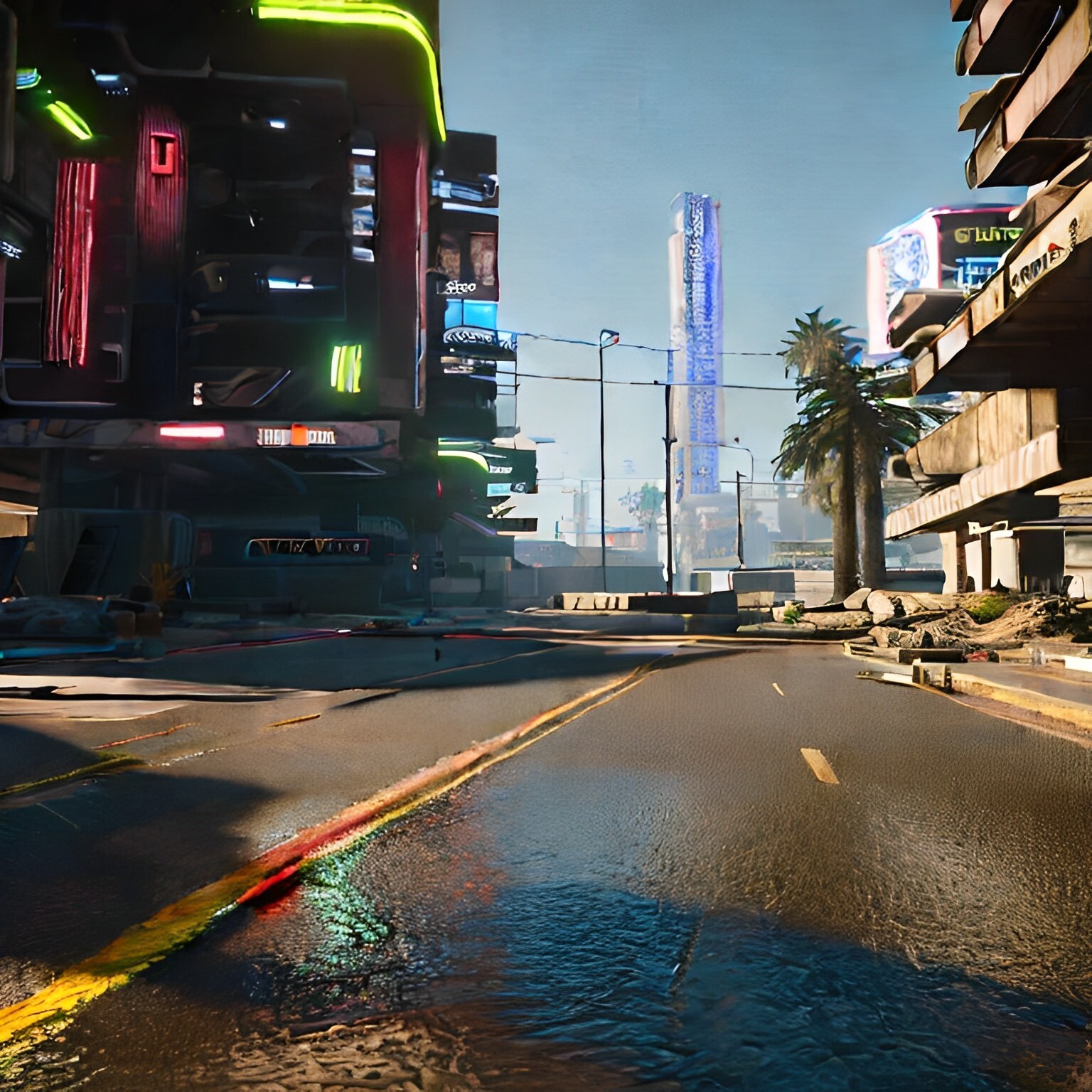 ArtStation - Cyberpunk 2077 (Unreal engine 5)