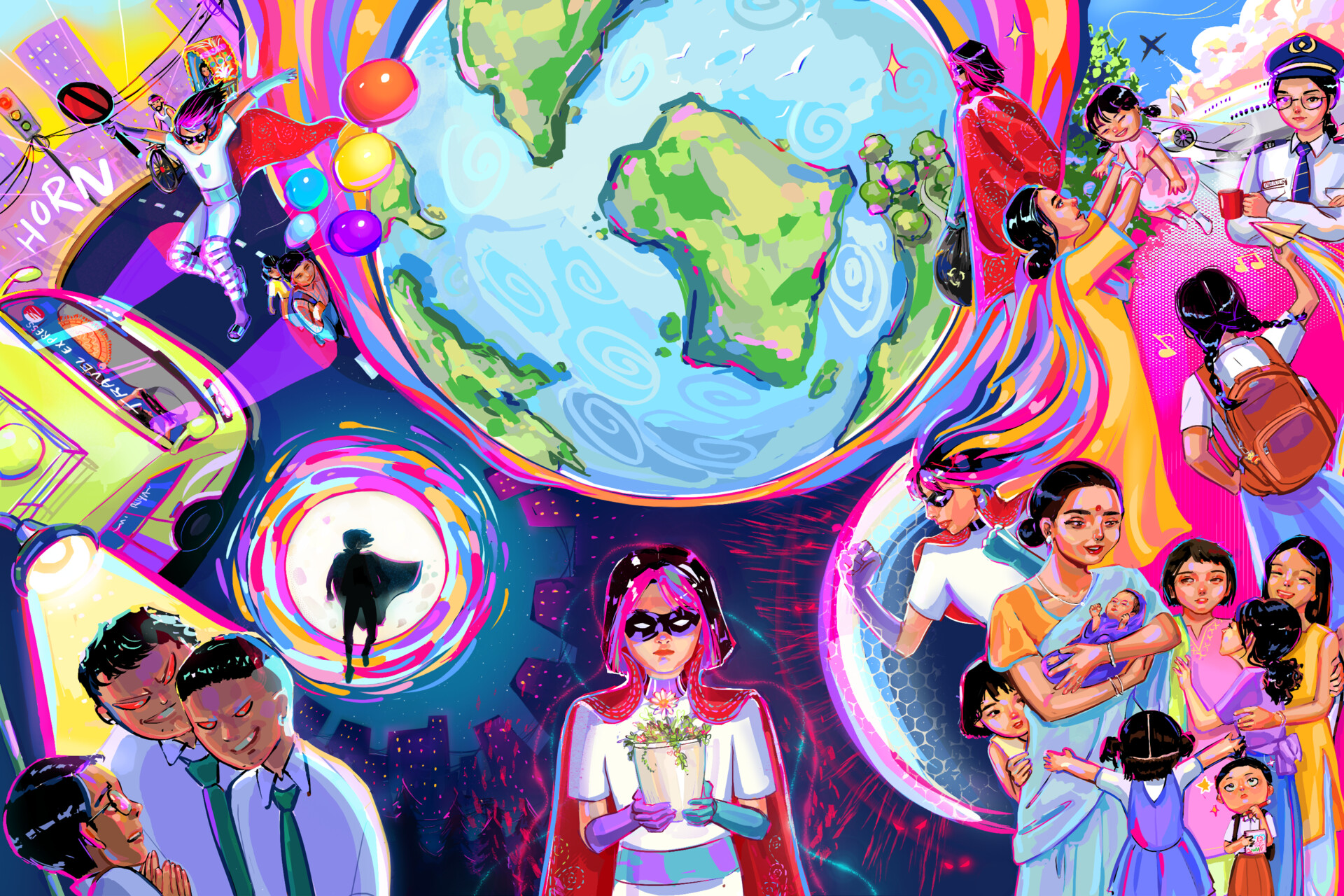 ArtStation - 'superhero' - work for a competition