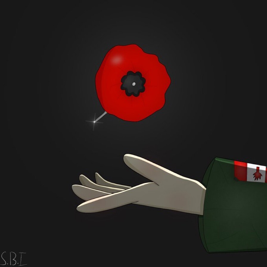 ArtStation - Remembrance Day Poppy
